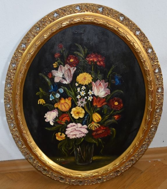 Heidi Brotz-riedmüller | CONVOLUTION of two flower still lifes | MutualArt