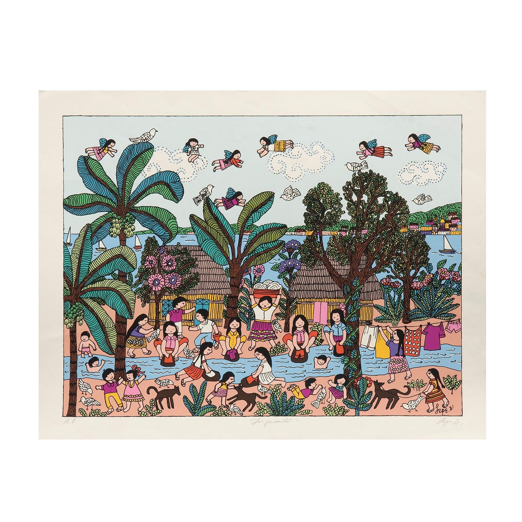 Manuel Lepe | Los perritos (1981) | MutualArt