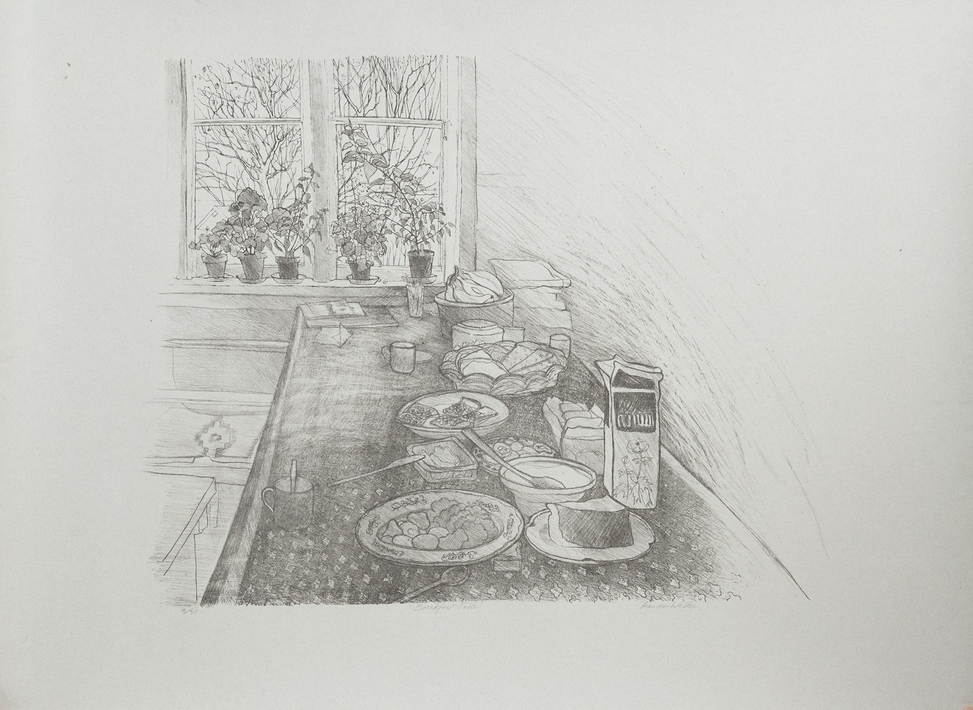 Frances Walker | THE BREAKFAST TABLE | MutualArt
