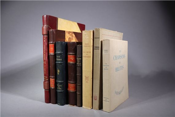 Suzanne Ballivet | EROTICA. Ensemble de cinq ouvrages reliés : - Lucius ...