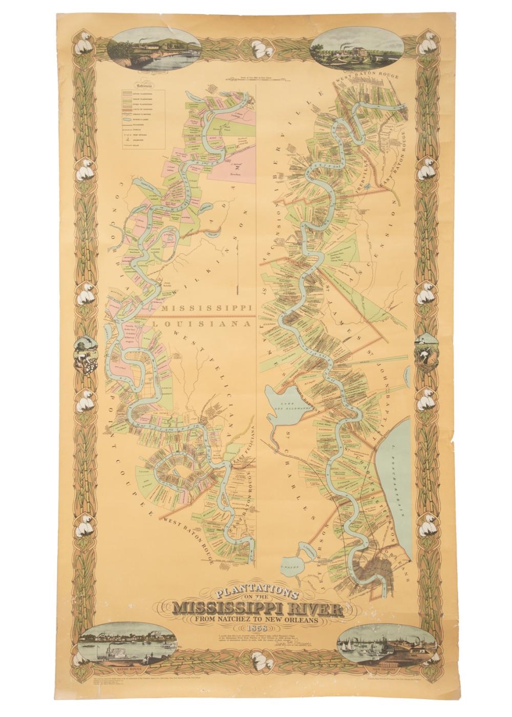 Marie Adrien Persac | Plantations of the Lower Mississippi River from ...