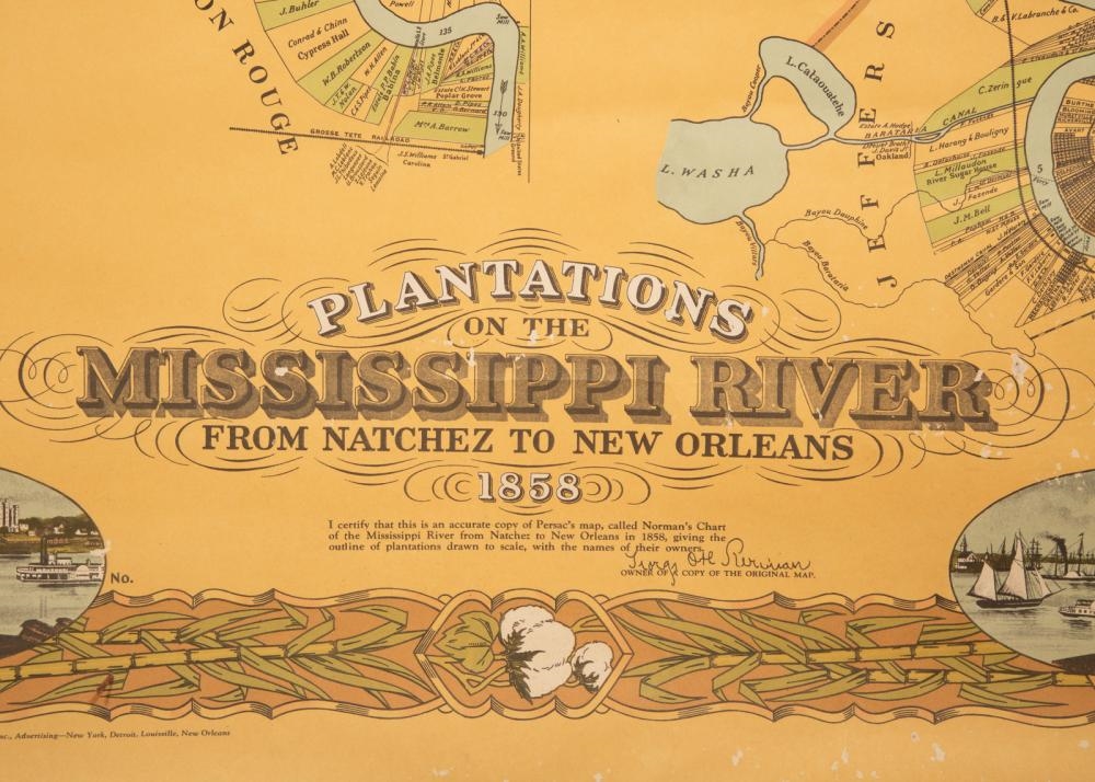 Marie Adrien Persac | Plantations of the Lower Mississippi River from ...