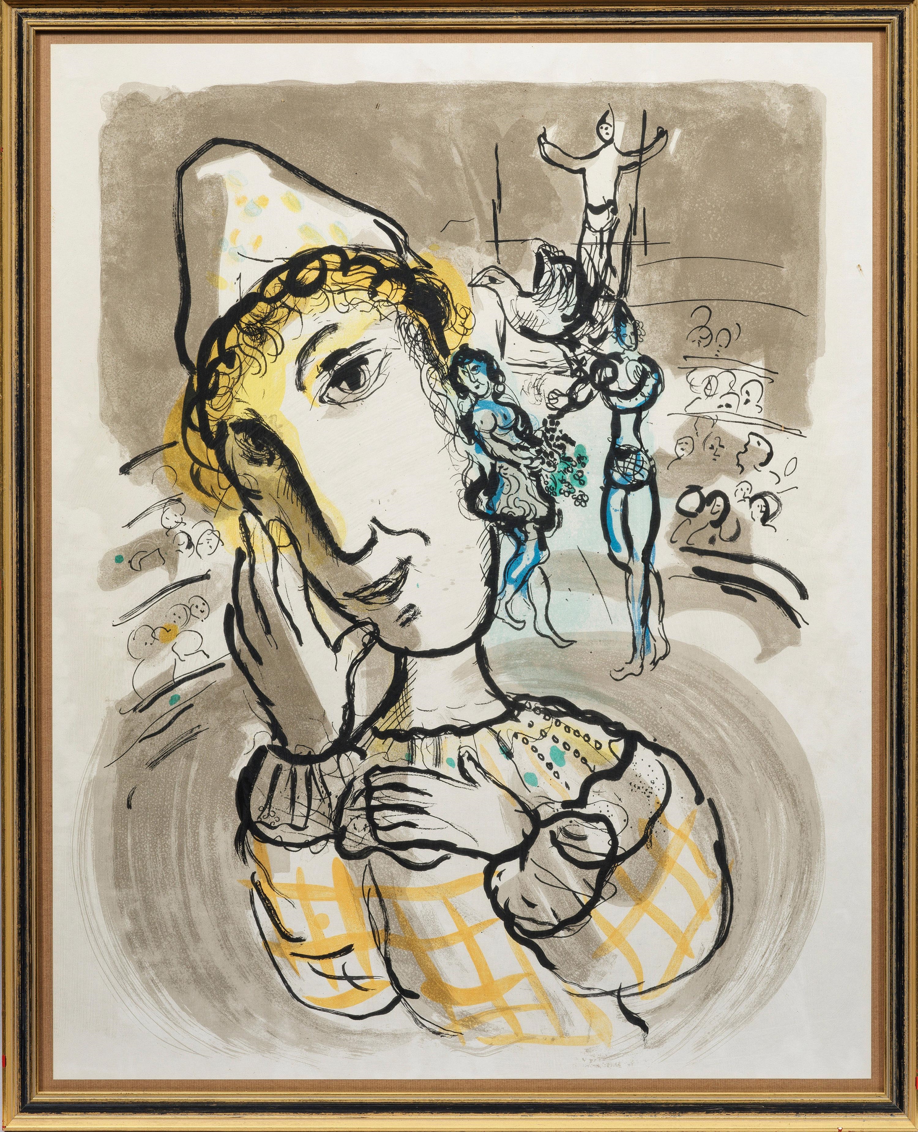 Marc Chagall | Le cirque au clown jaune (1887) | MutualArt
