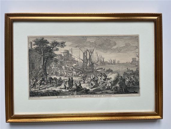 Jacques Rigaud | Departure and embarkation on the galleys | MutualArt