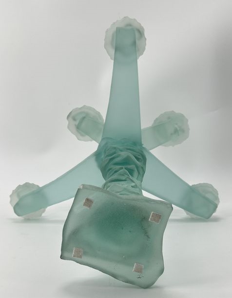 Marco de Gueltzl | Glass candelabra signed Marco 90 (1990) | MutualArt