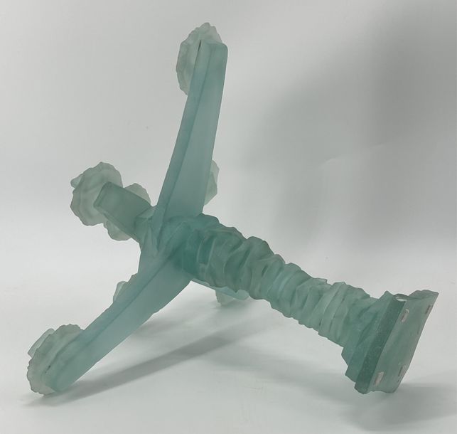 Marco de Gueltzl | Glass candelabra signed Marco 90 (1990) | MutualArt