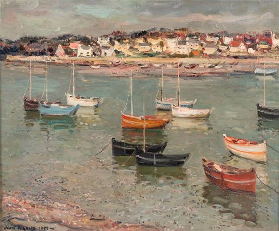 Jean Rigaud | The port of Sainte Marine (1950) | MutualArt