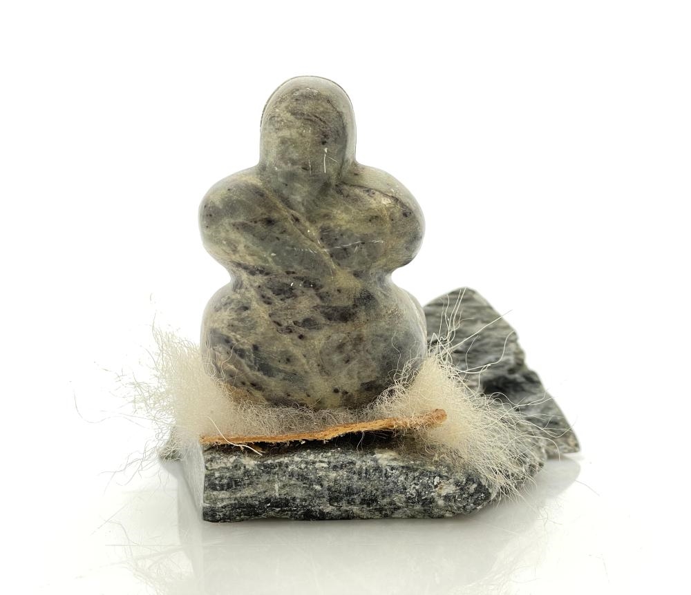 Edith Oktollik | EDITH OKTOLUK INUIT HOPE ALASKA HAND CARVED SOAPSTONE ...