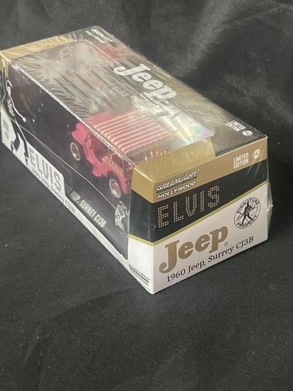 Elvis Presley | Elvis Presley pink 1960 Jeep Surrey CJ3b (1960) | MutualArt
