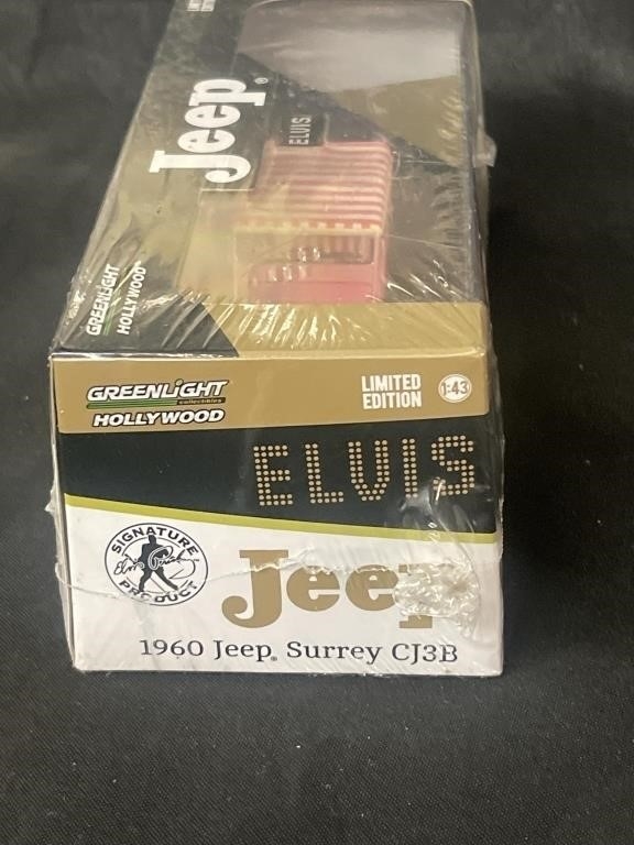 Elvis Presley | Elvis Presley pink 1960 Jeep Surrey CJ3b (1960) | MutualArt