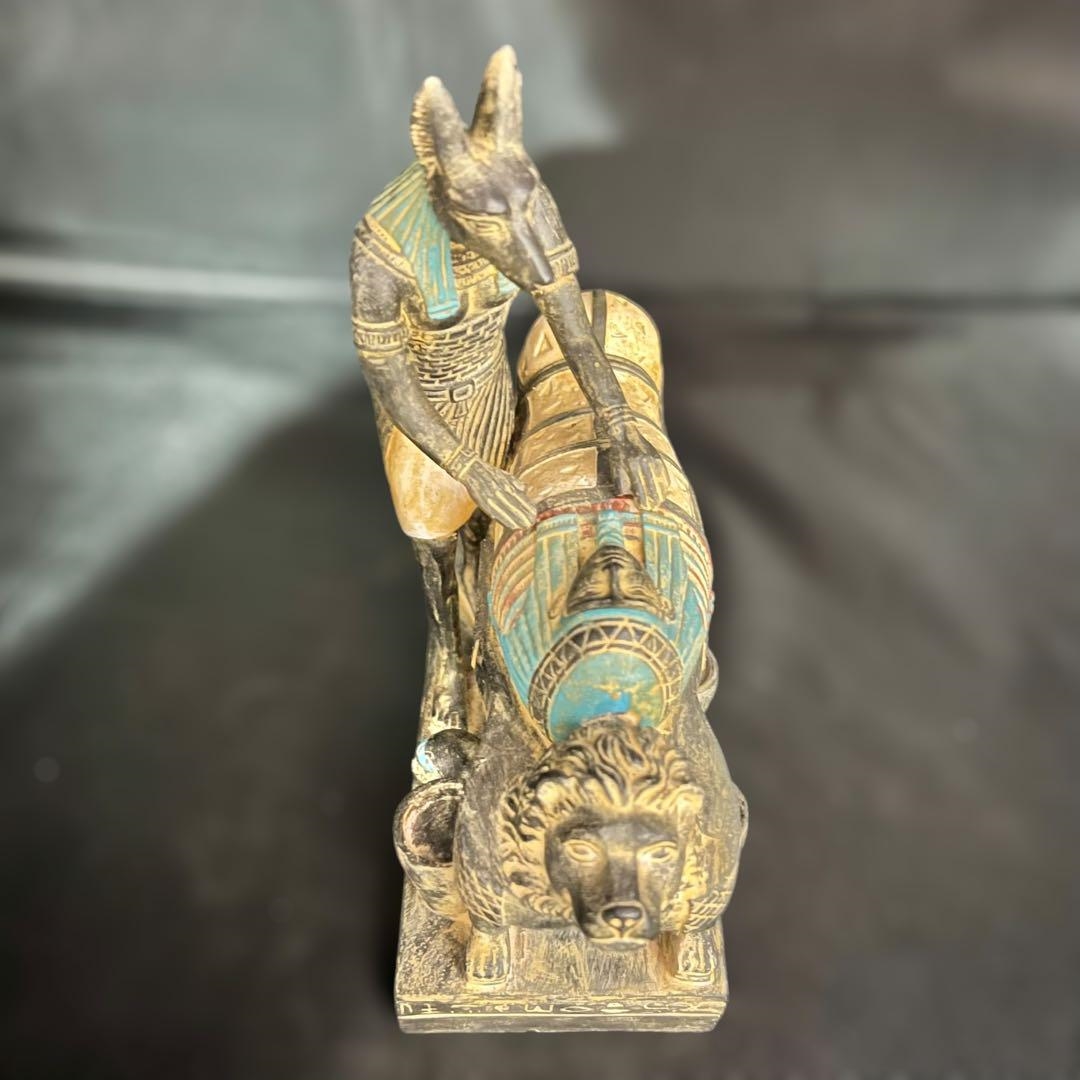 Egyptian School | Ancient Egyptian god of death Anubis Tutankhamun ...