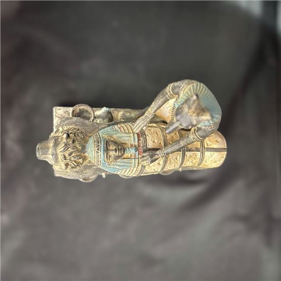 Egyptian School | Ancient Egyptian god of death Anubis Tutankhamun ...