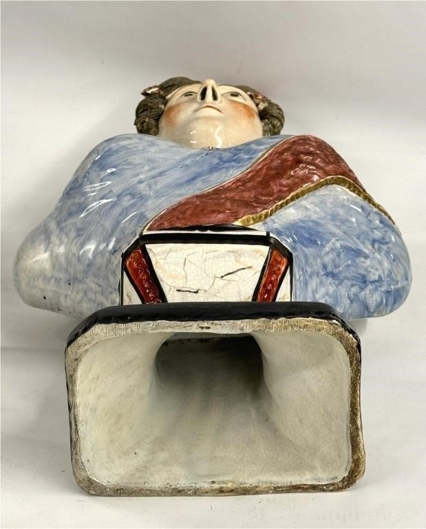 Staffordshire | LARGE STAFFORDSHIRE BUST OF PRINCESS CHARLOTTE | MutualArt