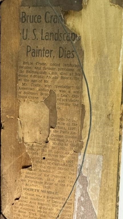 Bruce Crane | Golden Landscape | MutualArt