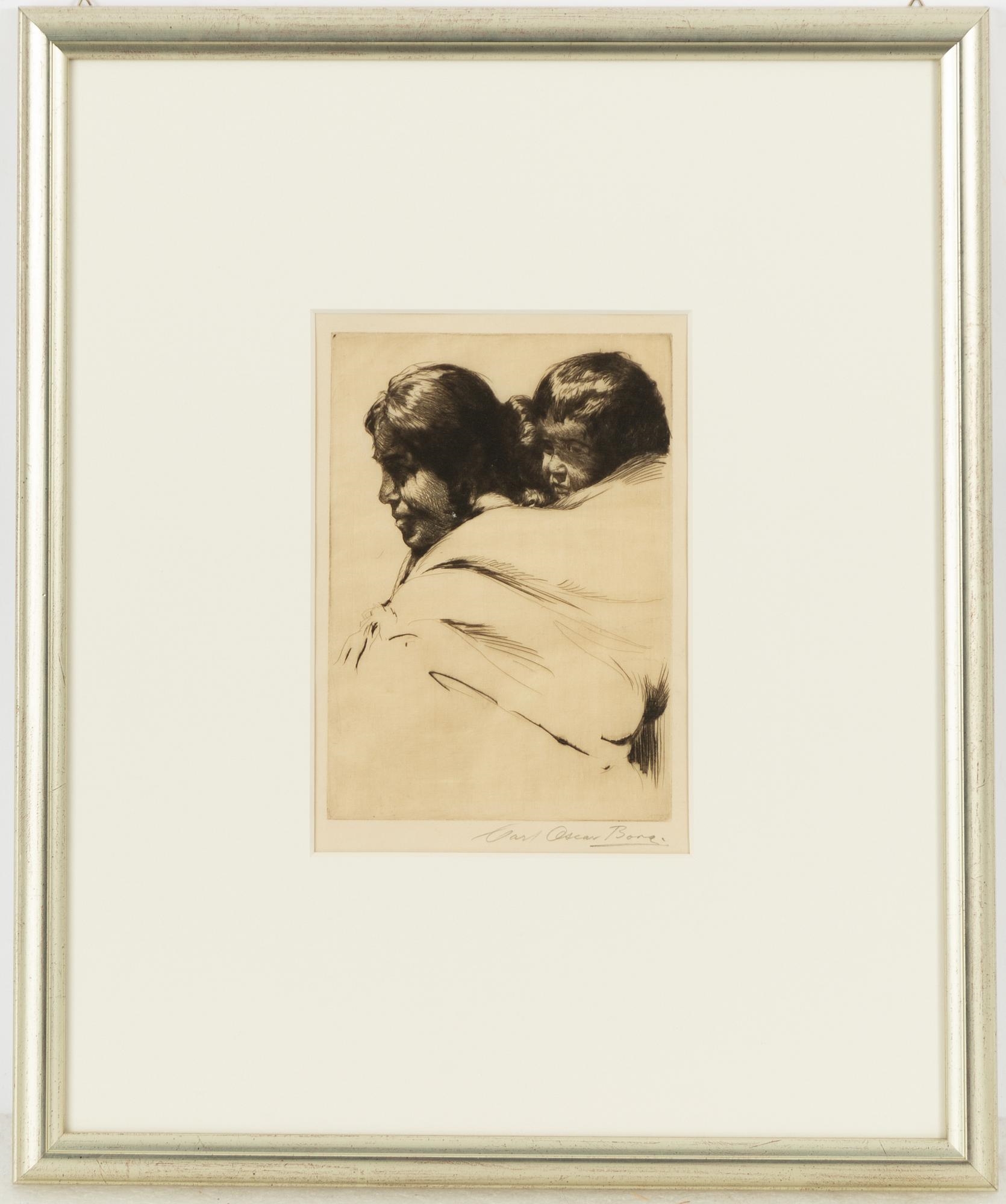 Carl Oscar Borg | Navajomoder (Navajo Mother) (1929) | MutualArt
