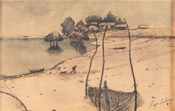 Hugo Simberg | Rantamaisema | MutualArt