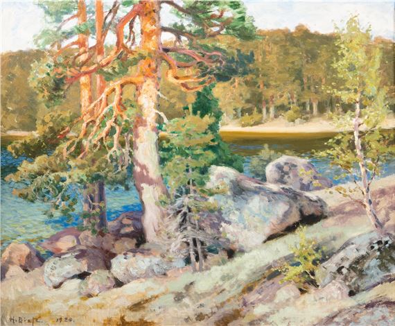 Helmi Biese | Rantamäntyjä (1920) | MutualArt