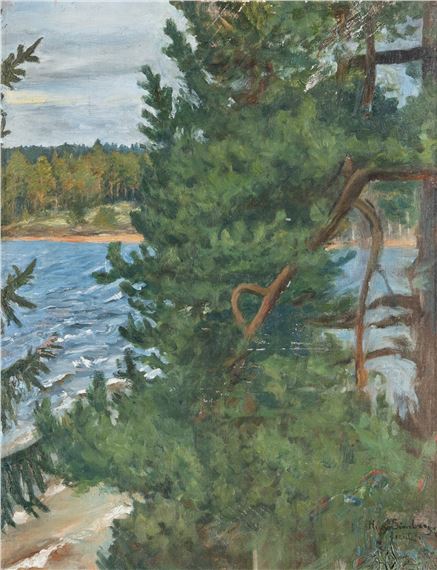 Hugo Simberg | Rantamänty | MutualArt