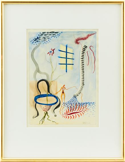 Stellan Mörner | Regnet sätter galler för solens fönster | MutualArt