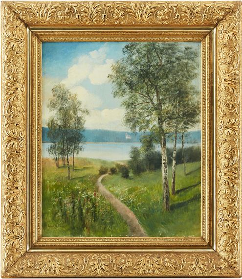 Anna Billing | Utsigt vid Eds Kyrka | MutualArt