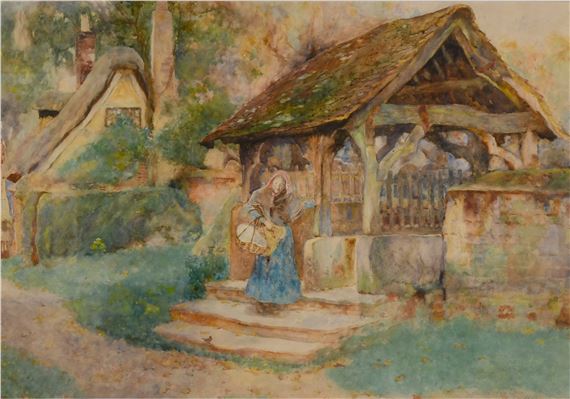 David Woodlock | The Old Lych Gate, Welford | MutualArt
