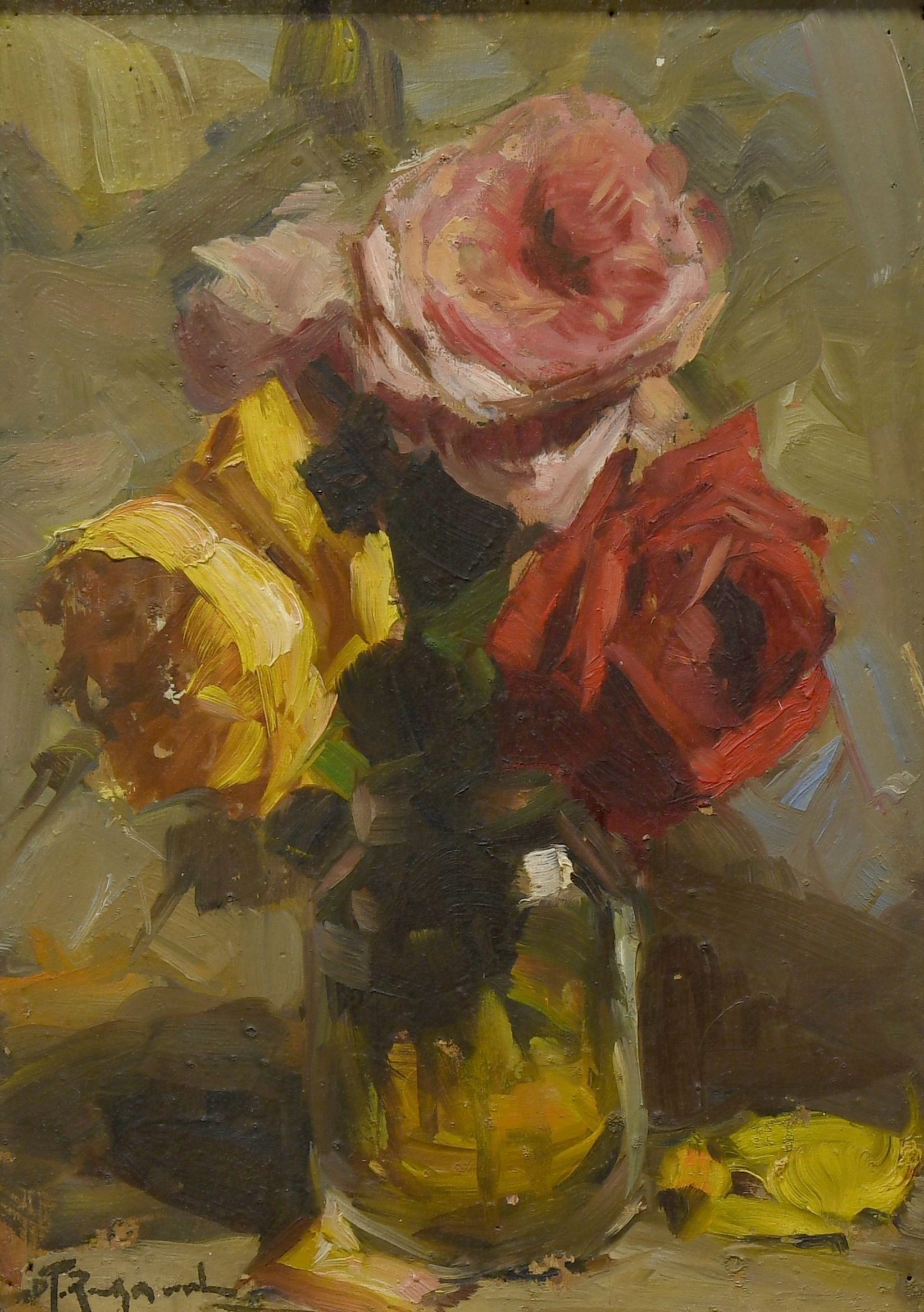 Richard Durando Togo | Still life of flowers in a jam jar | MutualArt