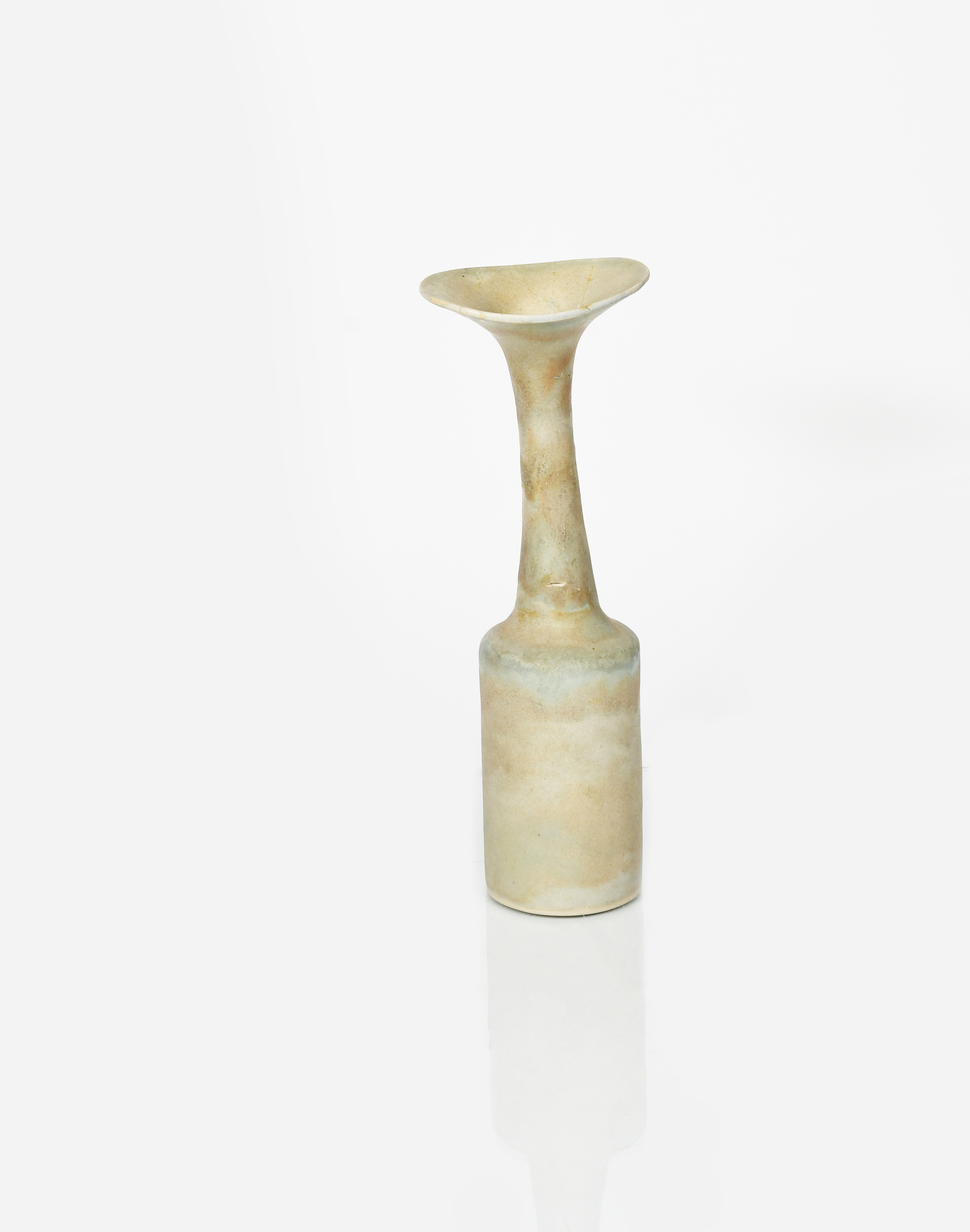 Lucie Rie | Bottle vase with flaring rim | MutualArt