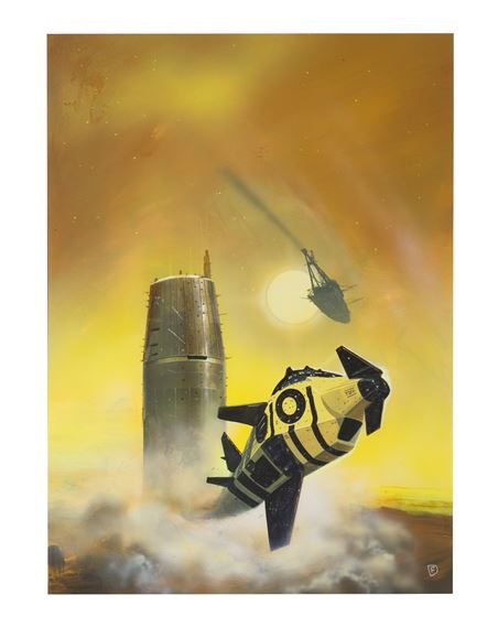 Chris Foss | Norman Conquest 2066: original cover artwork (Circa 1977 ...