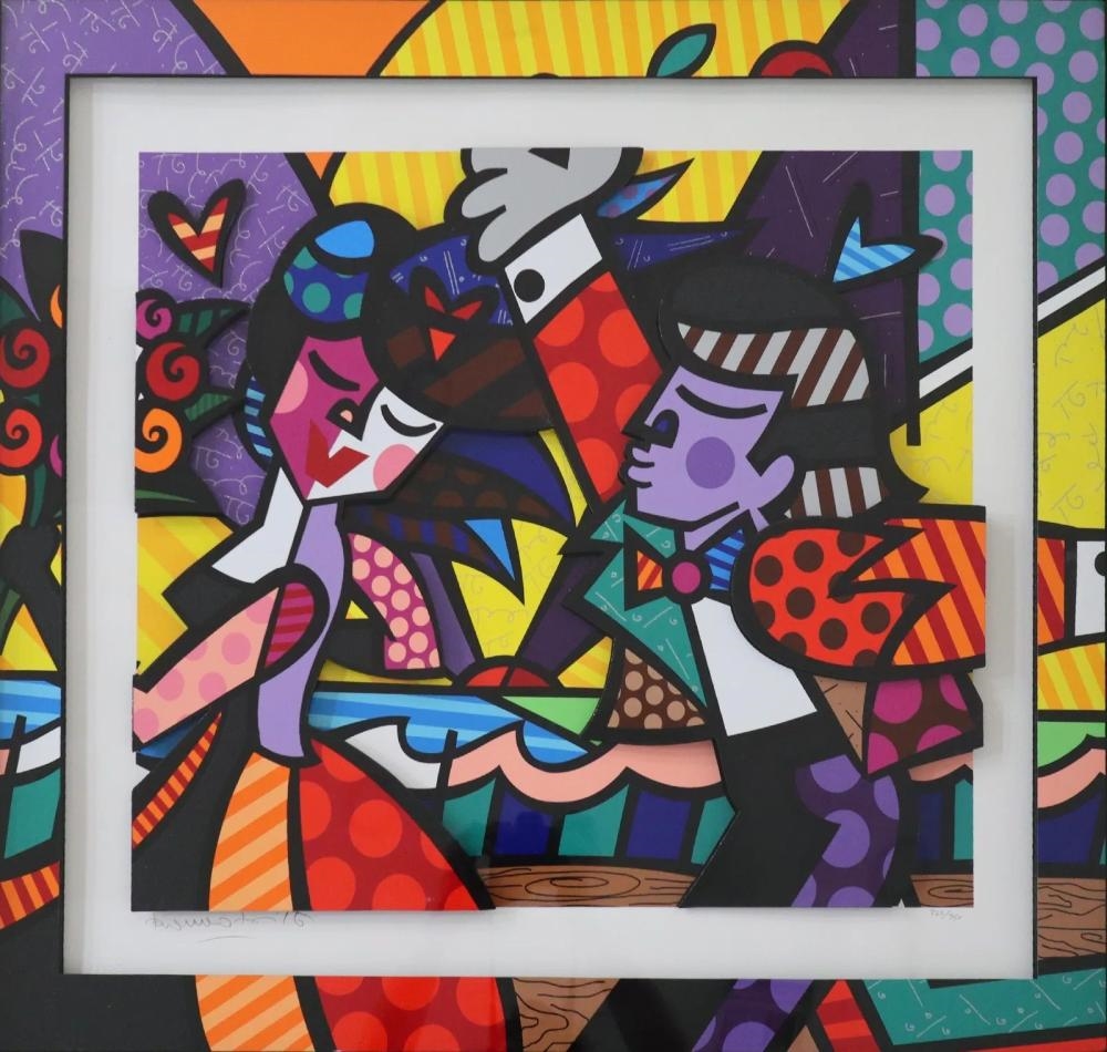 Romero Britto | 'FOLLOW ME' (2006) | MutualArt