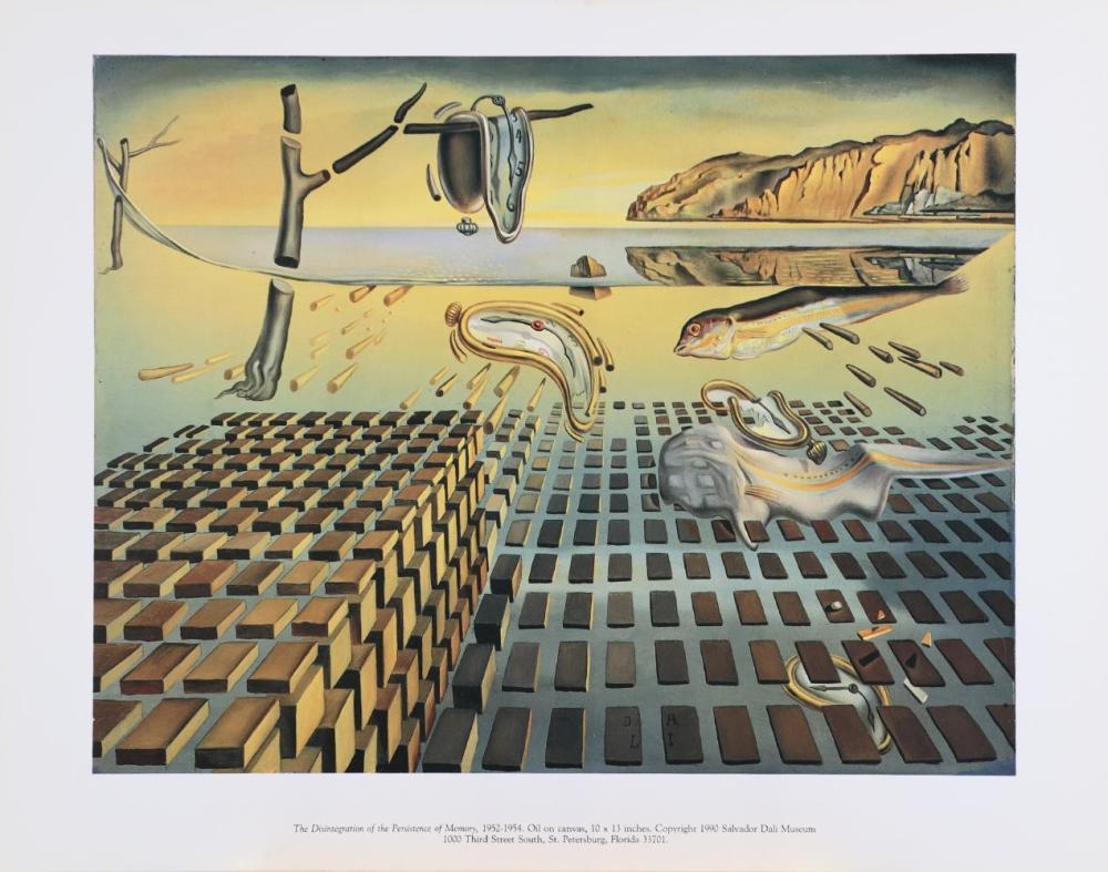 Salvador Dalí | 'THE DISTEGRATION OF THE PERSISTENCE OF MEMORY (11 ...