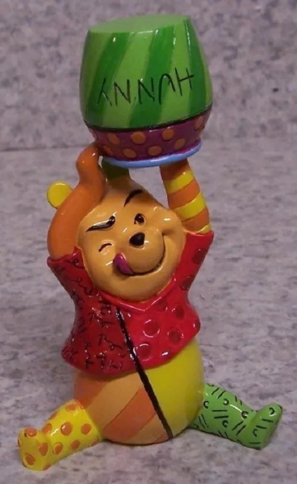 Romero Britto | DISNEY WINNIE THE POOH RESIN SCULPTURE | MutualArt