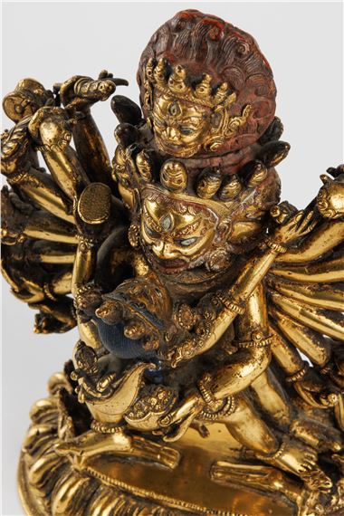 Sino-tibetan School Xviii Century | Yamantaka Vajrabhairava is a ...