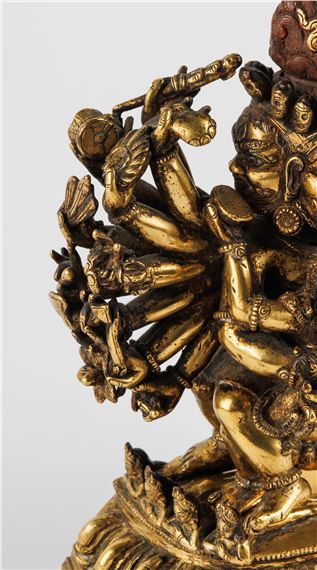 Sino-tibetan School Xviii Century | Yamantaka Vajrabhairava is a ...