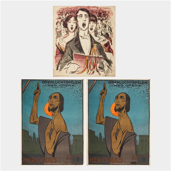 Alfred Ost | A set of two identical posters (1917) | MutualArt