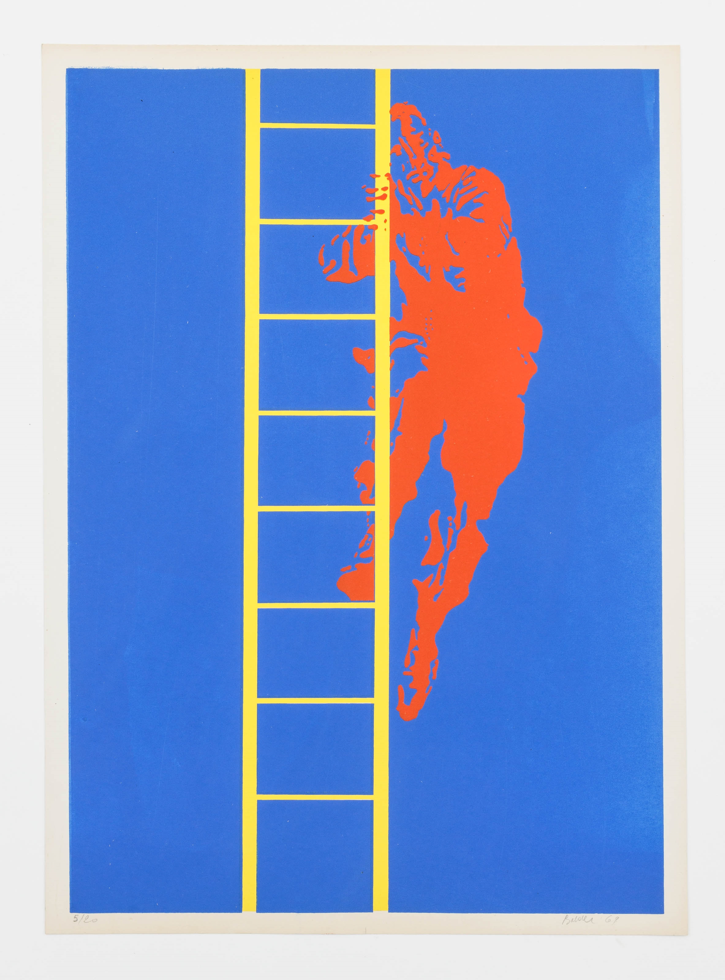 Boudewijn van Hoecke | Folder with five original silkscreen prints. All ...