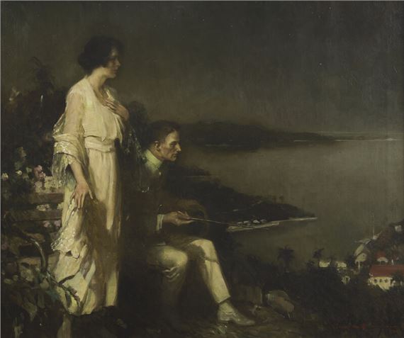 Frank E. Schoonover | Her Heart Suddenly Suffocated Her (1920) | MutualArt