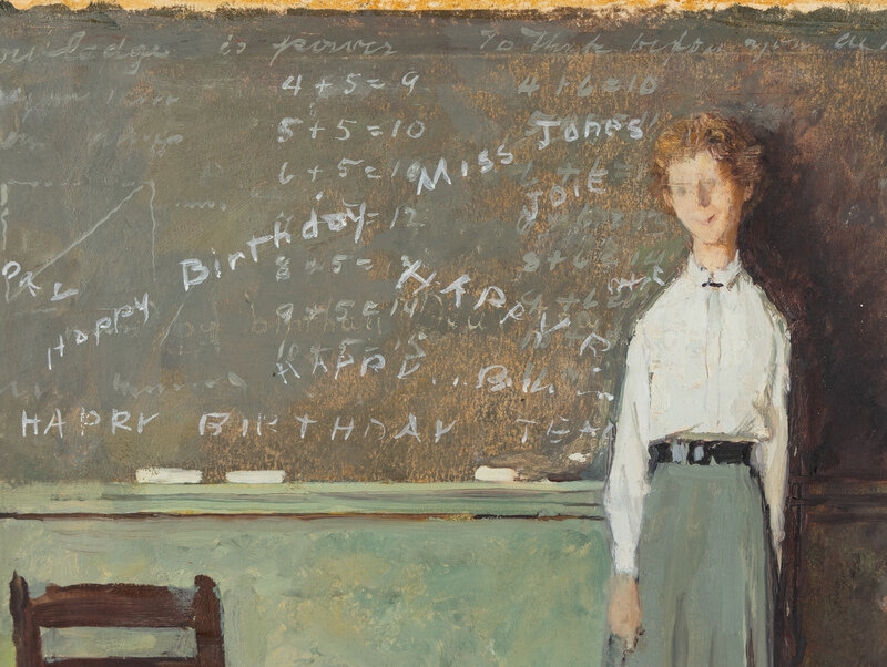 Norman Rockwell | Study for Happy Birthday Miss Jones | MutualArt