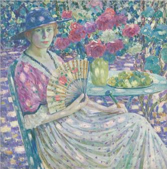 Louis Ritman | Tea in the Garden | MutualArt