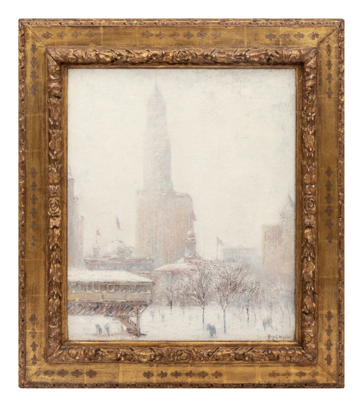 Guy Carleton Wiggins | New York City - Winter (1944) | MutualArt