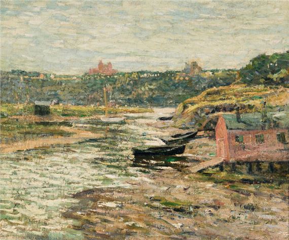 Ernest Lawson | Across the Hudson | MutualArt