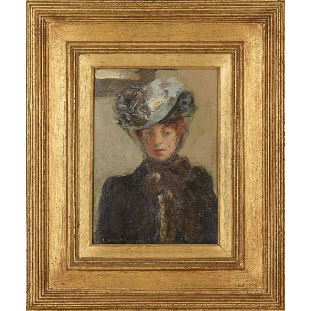Bessie MacNicol | THE VEILED HAT (PORTRAIT OF THE ARTIST'S SISTER ...