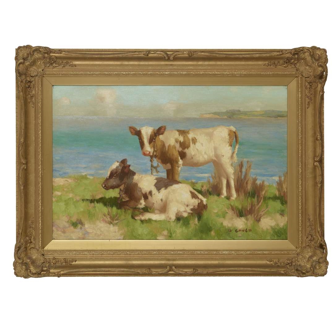 David Gauld | CALVES BY THE SEA | MutualArt