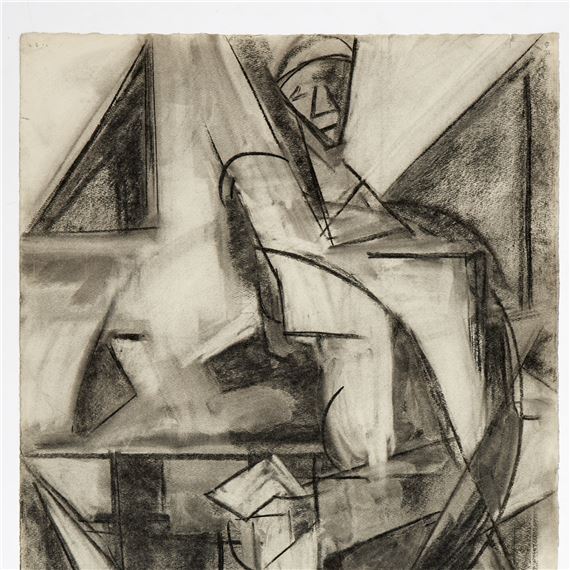 Margaret Jennings | untitled cubist drawings with corrections by Hans ...