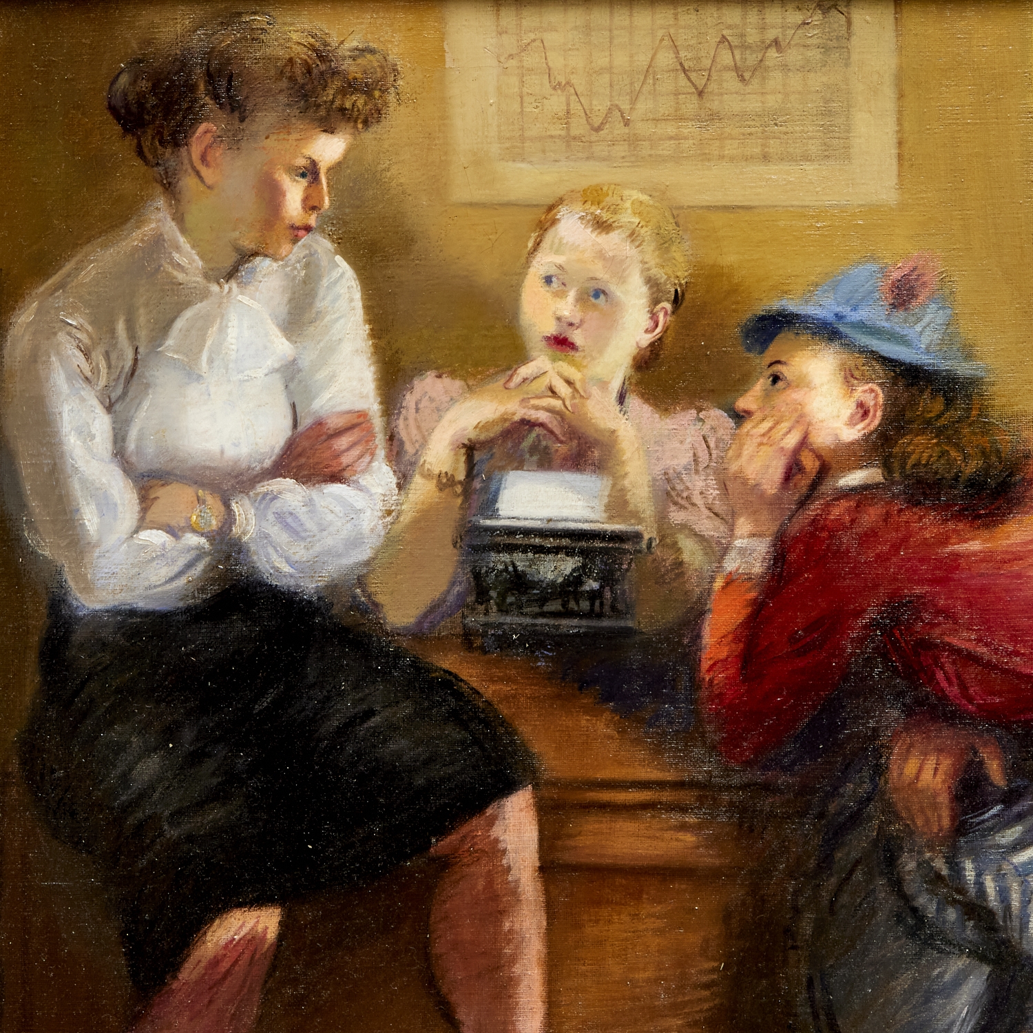 Isaac Soyer | Office Girls (1939) | MutualArt