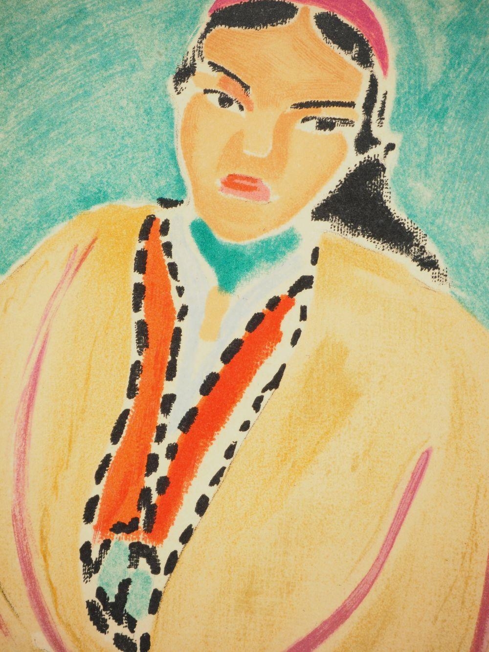 Henri Matisse | Henri MATISSE - Young Moroccan woman (1954) | MutualArt