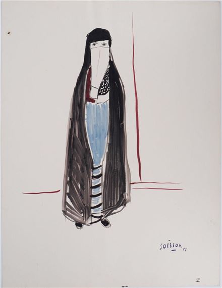 Jacques Soisson | Jacques SOISSON - Woman with black veil (1957 ...