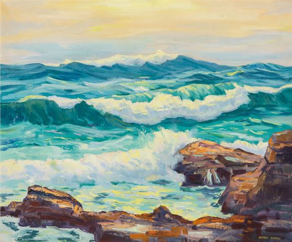 Alfred James Wands | Evening Sea | MutualArt
