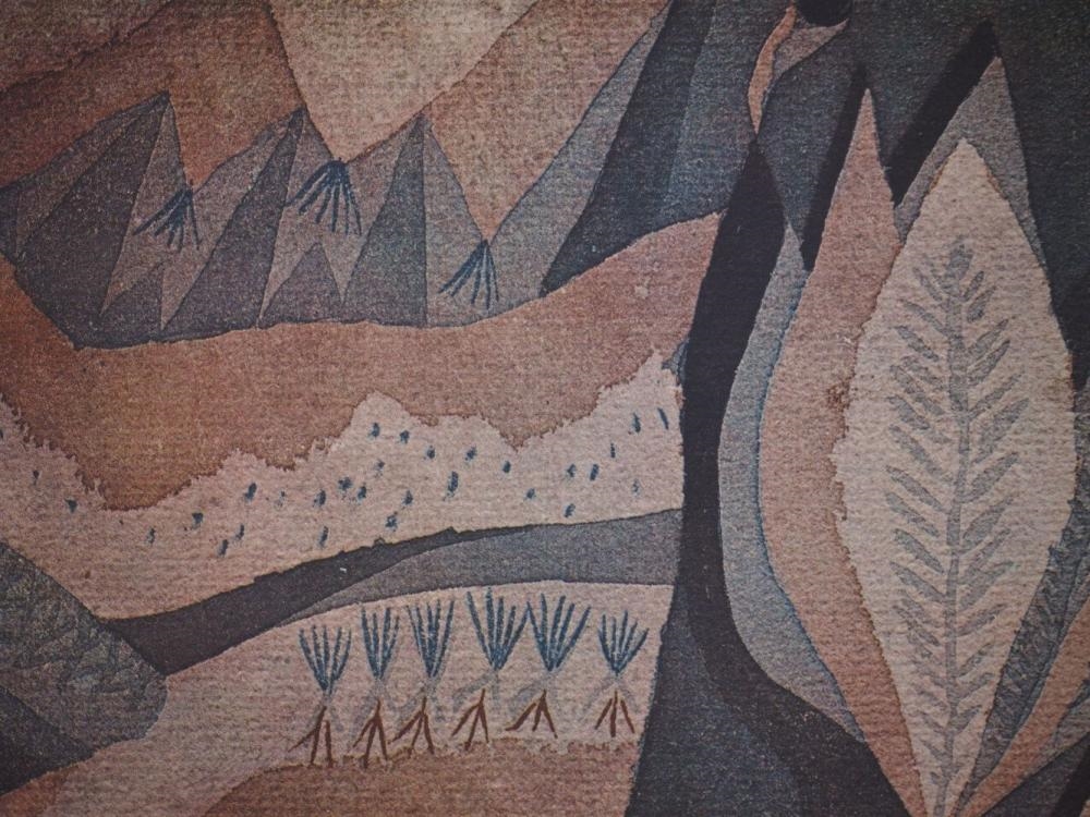 Paul Klee | Paul KLEE - Flower garden (1956) | MutualArt