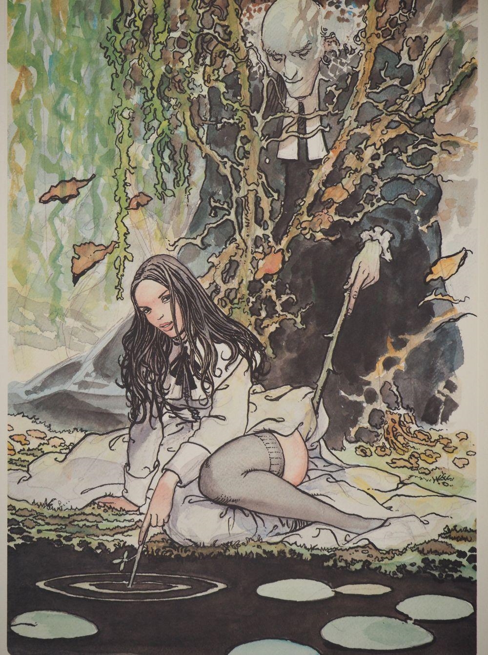 Milo Manara | Milo MANARA - Indian Summer: Young Woman and Voyeuristic ...