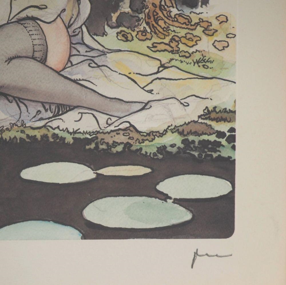 Milo Manara | Milo MANARA - Indian Summer: Young Woman and Voyeuristic ...